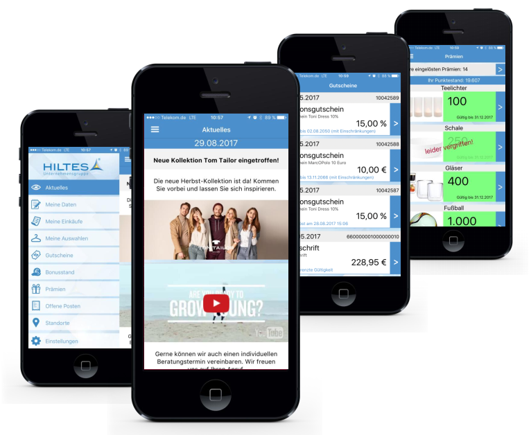 Die HILTES-Kunden-APP | Hiltes Software GmbH